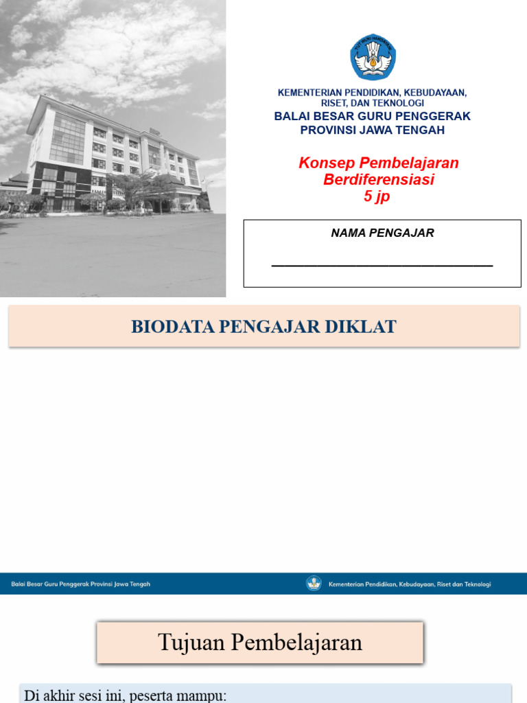 B2. Konsep Pembelajaran - Berdiferensiasi | PDF