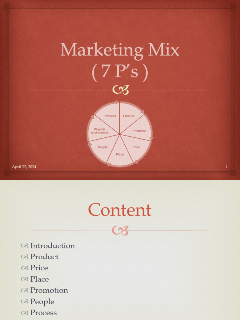 Marketing Mix | PDF | Marketing | Pricing