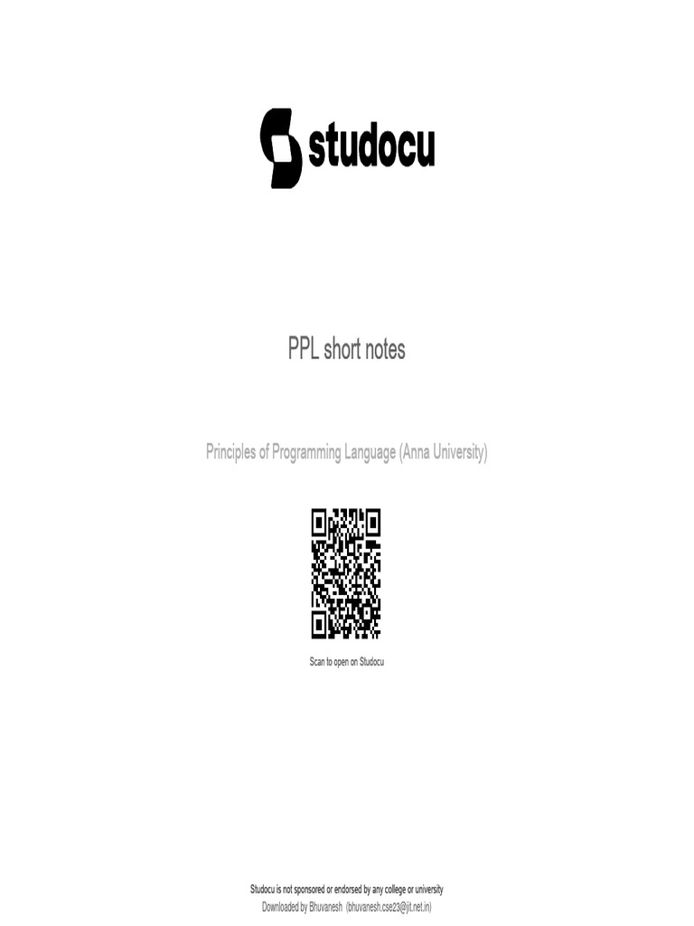 PPL Short Notes | PDF PPL Short Notes | PDF