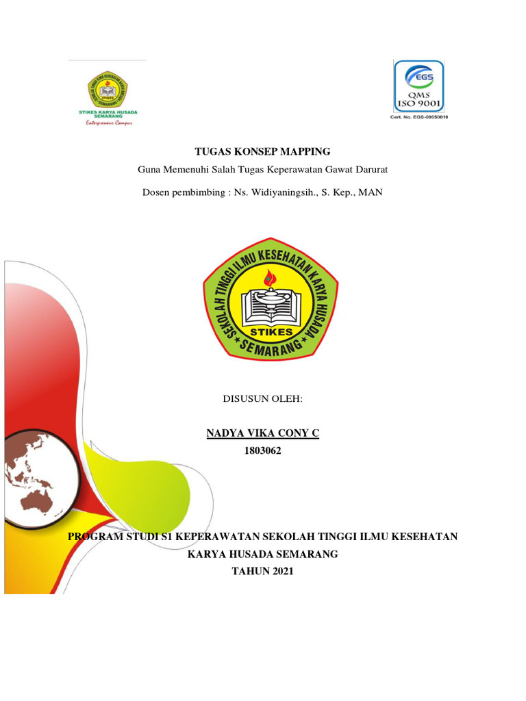 Nadya Vika Cony C Kep - Gadar Konsep Mapping 6b | PDF | Pengembangan Diri | Kesehatan Holistik