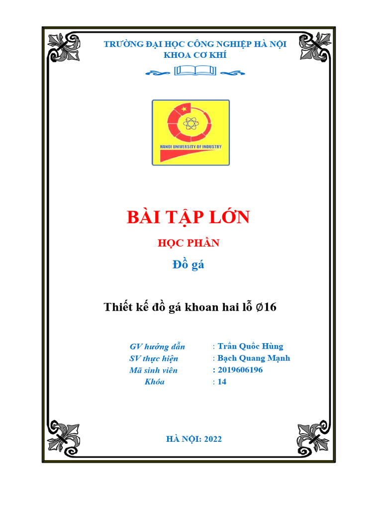 36.tran Quoc Hung-Bach Quang Manh-2019606196 | PDF