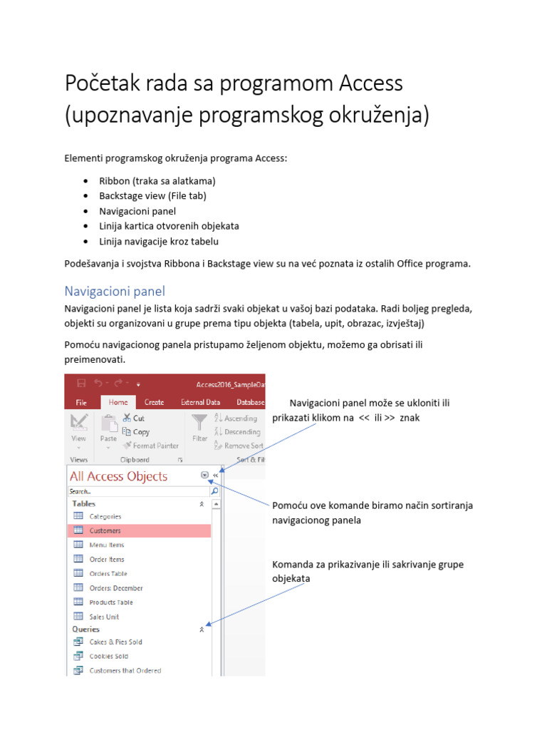 Access - Getting Started | PDF