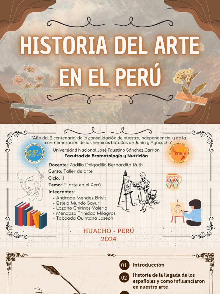 Historia Del Arte en El Peru | PDF | Perú | Escultura