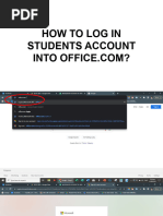 How to Log in Microsoft 365 Deped Account | PDF