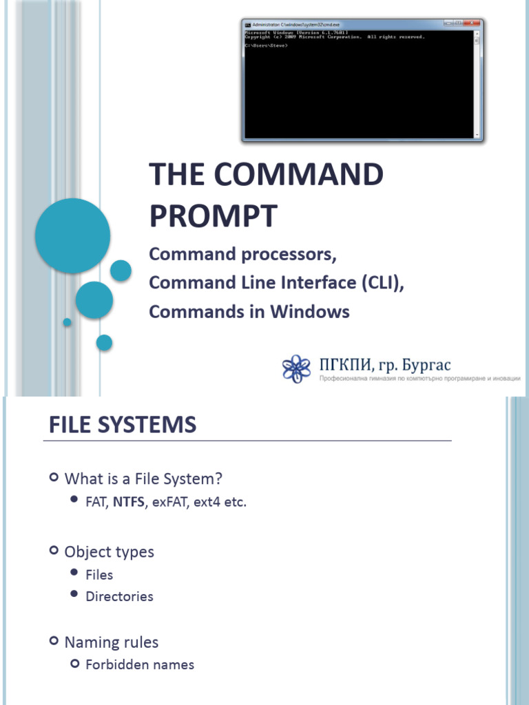 The Command Prompt In Windows Pdf Command Line Interface Directory Computing