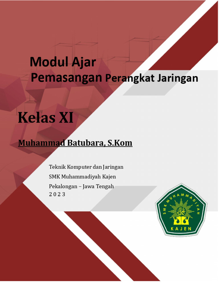 Modul Ajar Tkj Pemasangan Perangkat Jaringan Pdf 