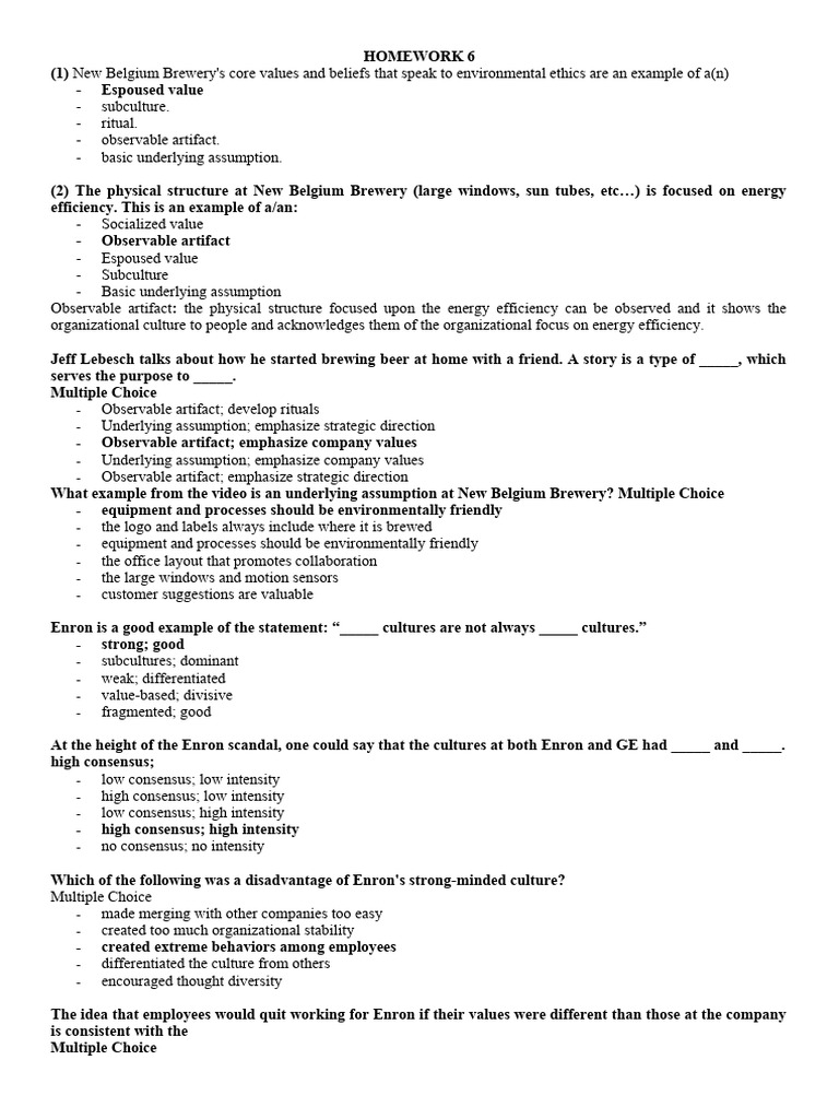 Homework 6 | PDF | Psychology | Behavioural Sciences
