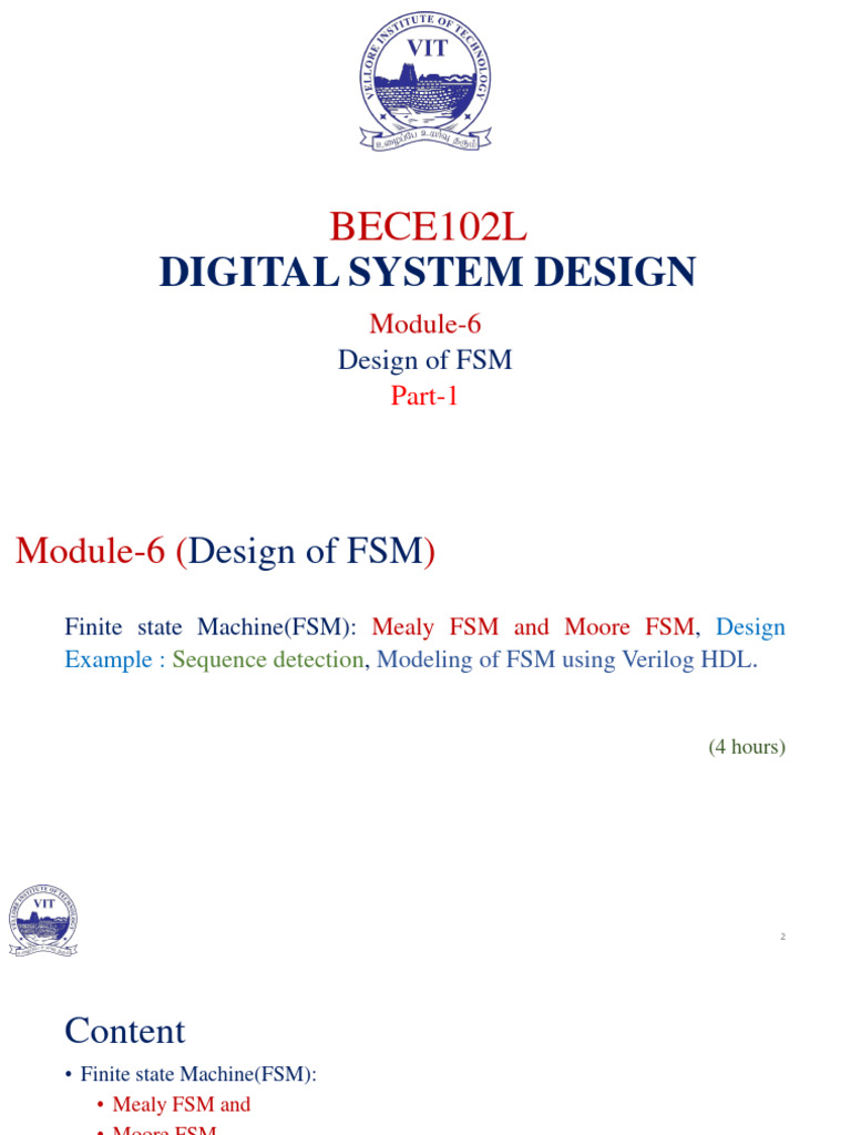 FSM Design & Sequence Detection | PDF | Computing | Computer Engineering