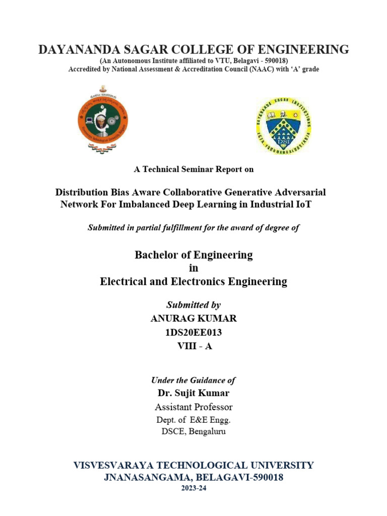 1ds20ee013 Technical Report | PDF | Statistical Classification | Deep Learning