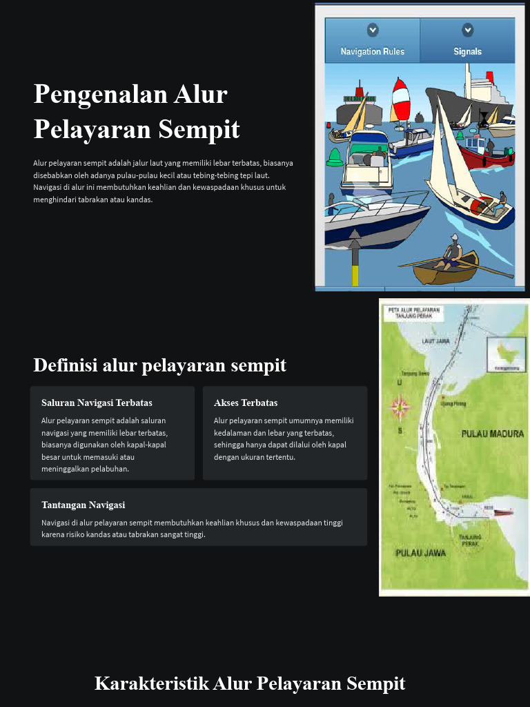 Navigasi Alur Sempit | PDF