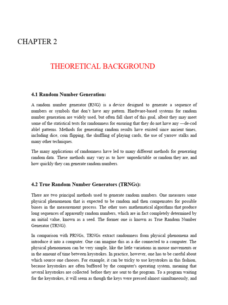 Report Chap2 | Download Free PDF | Randomness | Probability Theory