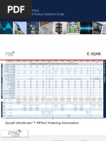 Zynq Ultrascale+ Mpsoc Product Tables and Product Selection Guide | PDF | Field Programmable ...