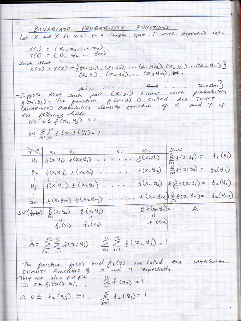 Bivariate Analysis/ Probability and Statistics | PDF