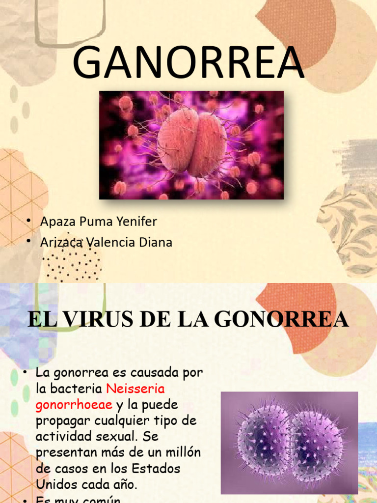 GANORREA | PDF | Especialidades Medicas | Reproducción humana