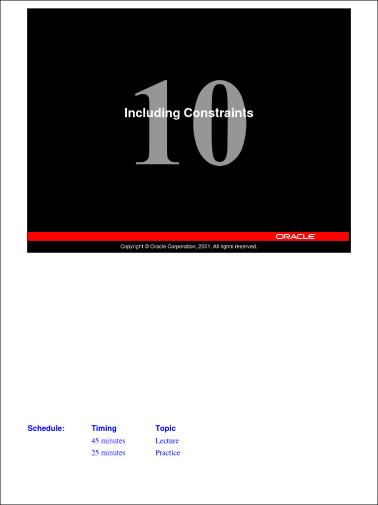 Les10 Contraints Español | PDF | Datos de computadora | Recuperación de información