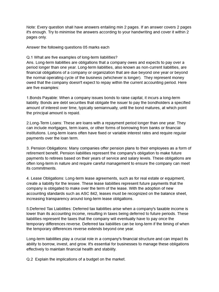 Financial and Investment Skills YCMOU Assignment | PDF | Depreciation ...