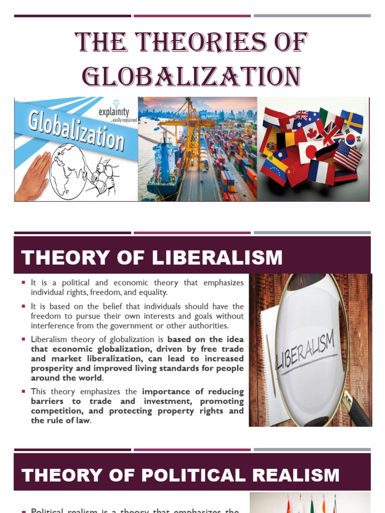 Theories of Globalization Explained | PDF | Globalization | Identity ...