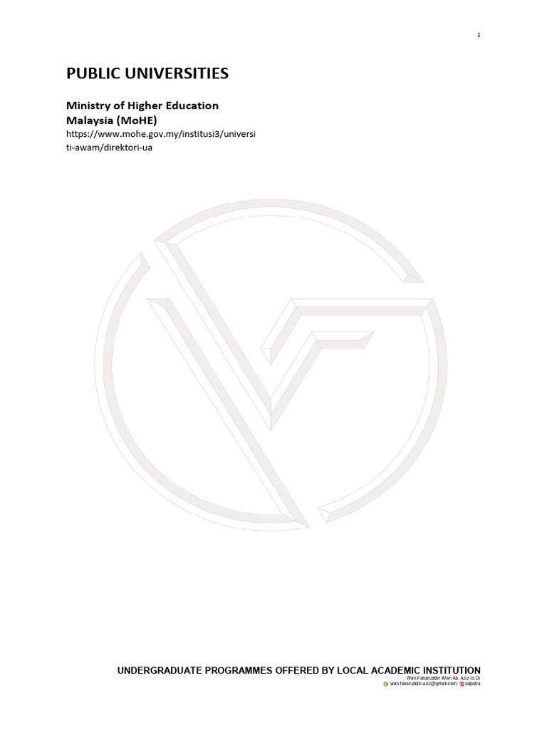Local University Undergraduate Program | PDF | Engineering | Social ...