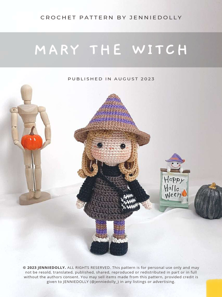 Mary_the_Witch | PDF | Crochet | Textile Arts
