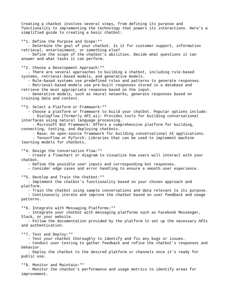 Chat Bot | Download Free PDF | Software | Computing