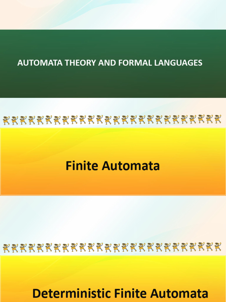 Finite Automata | Download Free PDF | Mathematical Logic | Theory Of Computation