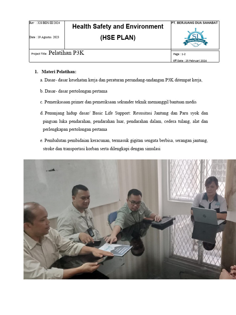 Materi Pelatihan P3K | PDF