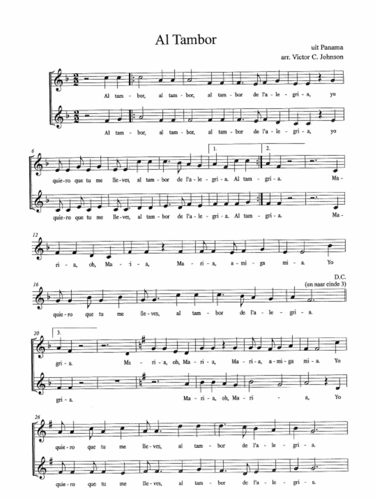 Al Tambor - Zanglijn | PDF