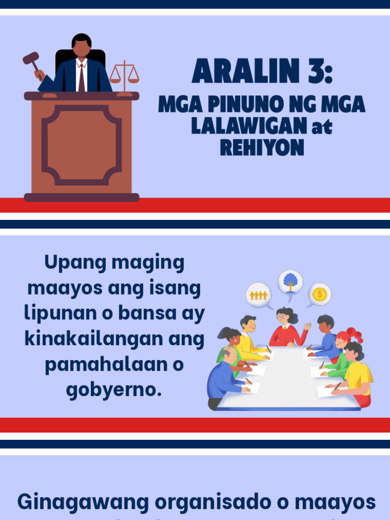 AP3-_Aralin3_-_Pinuno_ng_mga_Rehiyon_at_Lalawigan_ | PDF