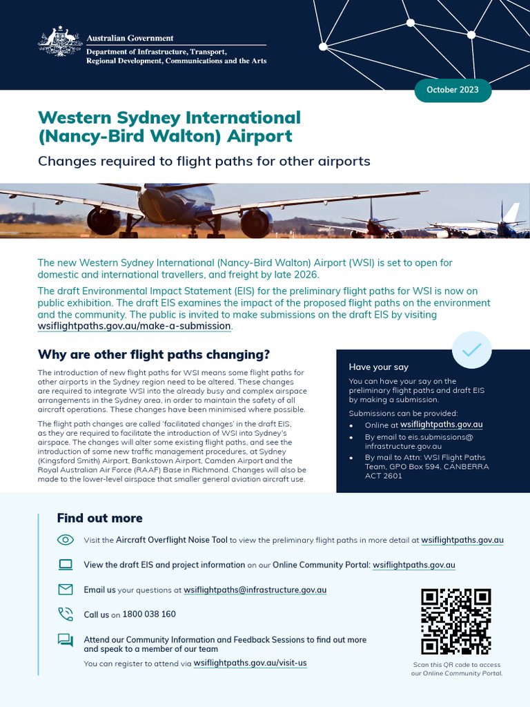 WSI Facilitated Impacts Brochure Oct 23 | PDF | Airport | Air Traffic ...