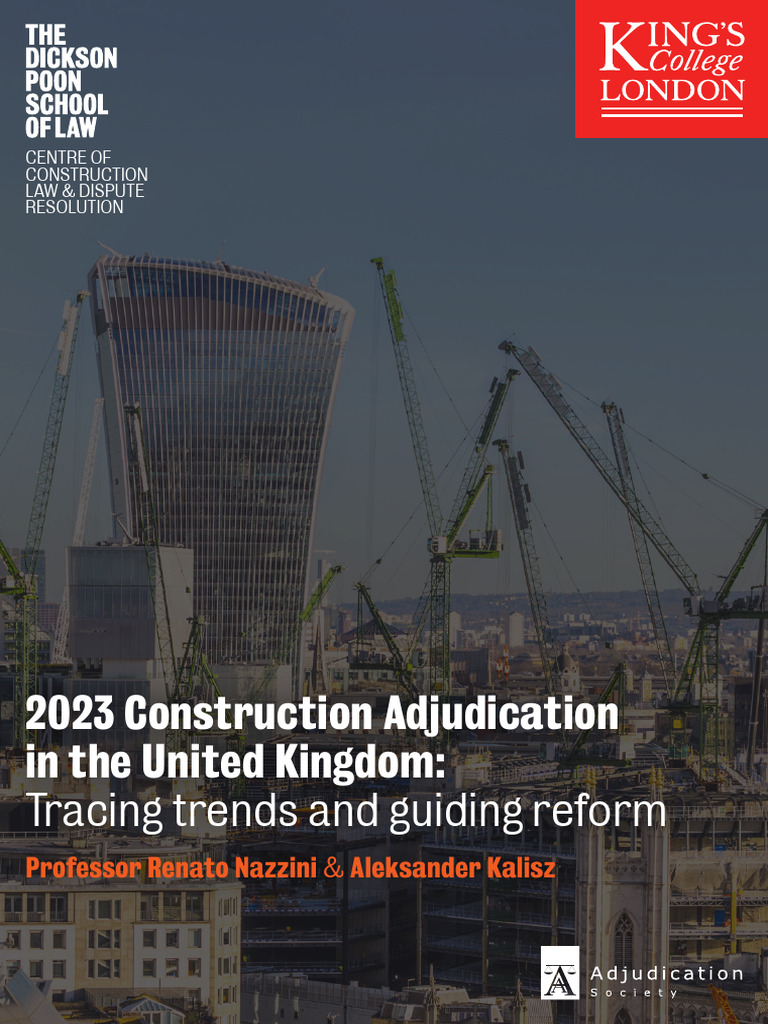 2023 KCL Adjudication Report | PDF | Adjudication | Questionnaire