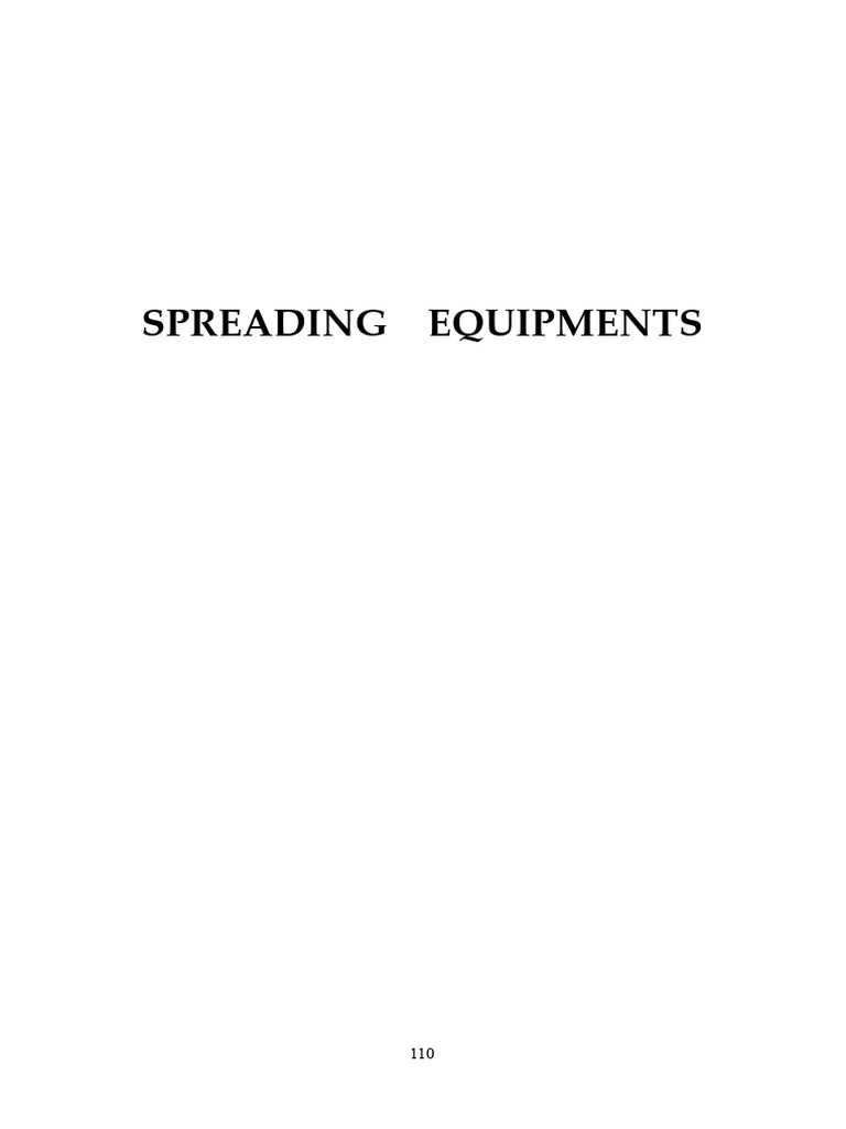 Chapter - 5-Spreading Methods & Equipment (CC-7) | PDF | Knife | Textiles