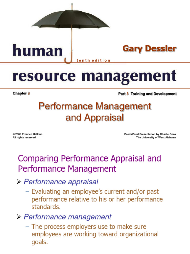 Lec 9 | PDF | Performance Appraisal | Goal