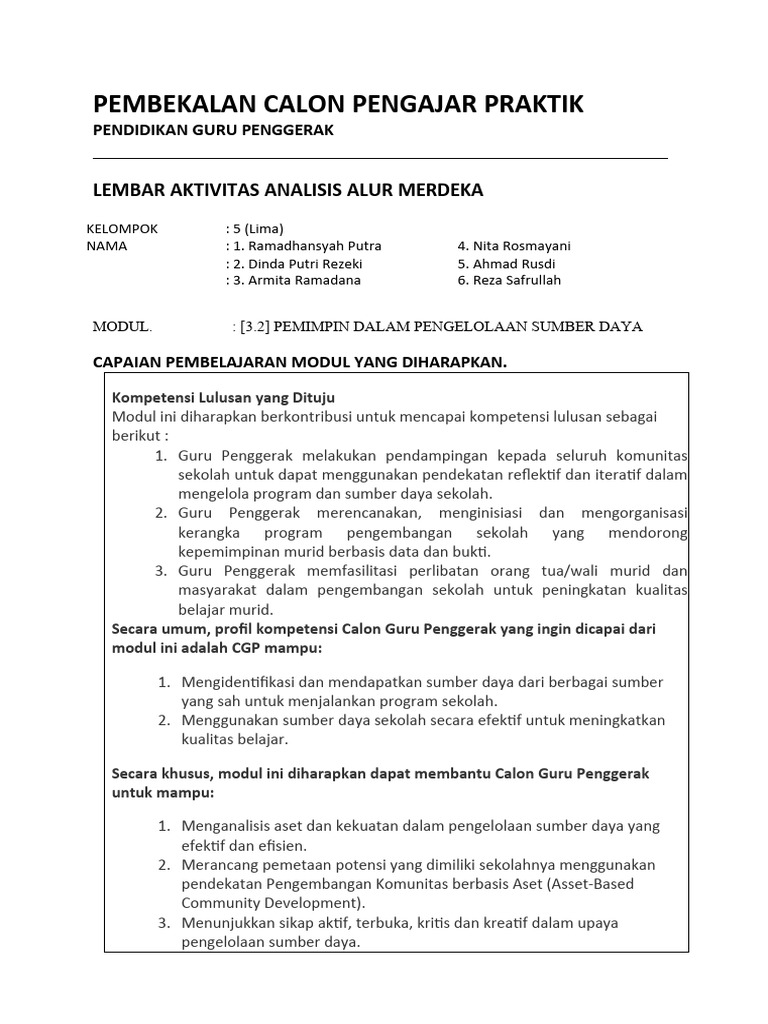 LA Modul 3.2 - Kelompok V | PDF