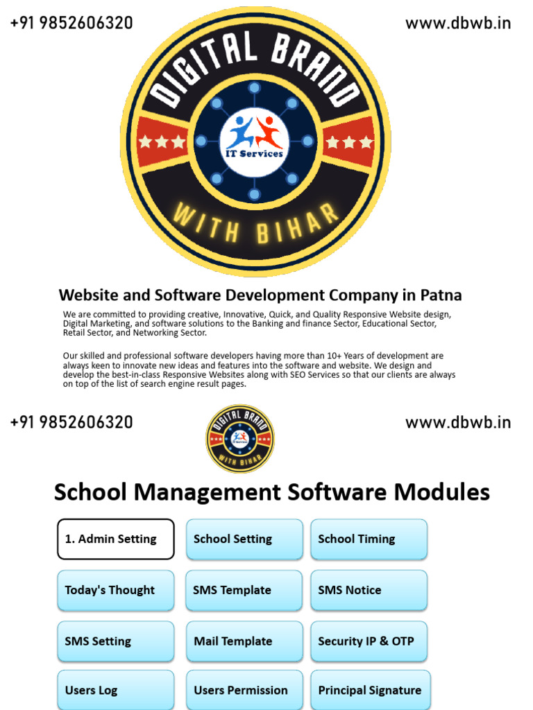 Best School Management Software Pdf Service Industries Cyberspace