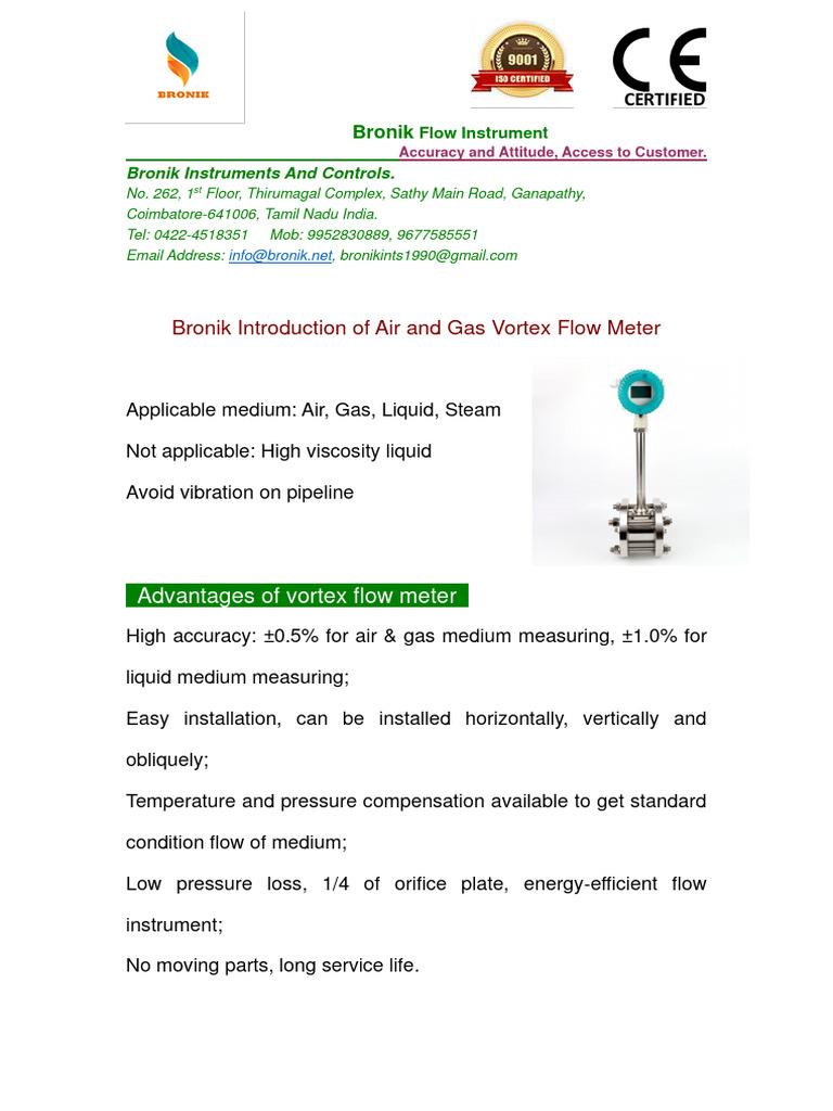 Air Flow Meter Catalog 2022 | PDF | Flow Measurement | Liquids
