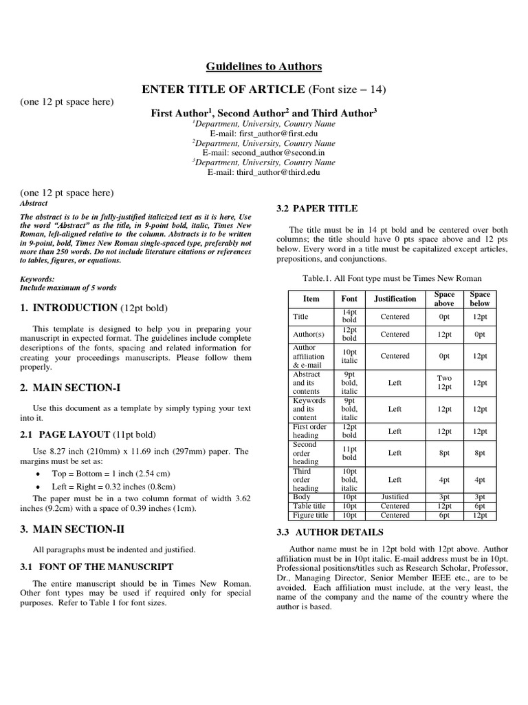 Paper-Template Merged | PDF | Bracket | Citation