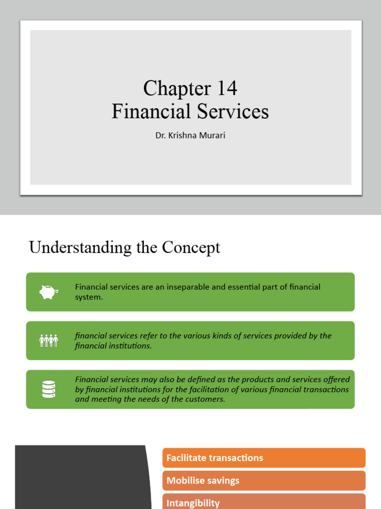 Chapter 14 Financial Services | PDF | Factoring (Finance) | Financial ...