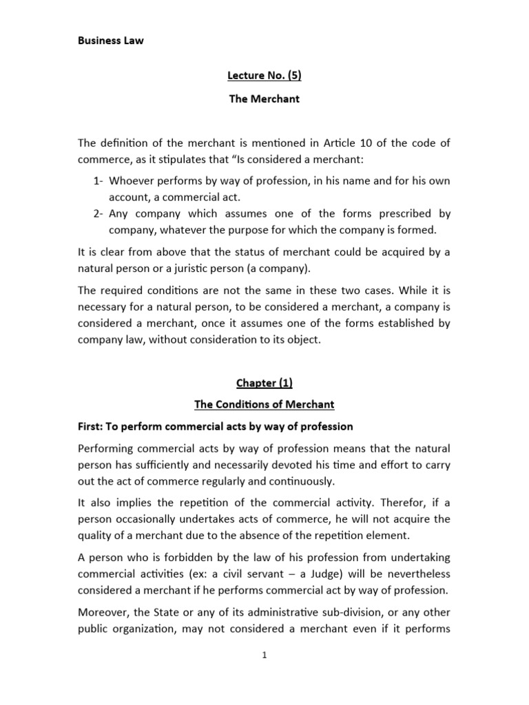 Lecture No. 5 | PDF | Egypt | Bankruptcy Lecture No. 5 | PDF | Egypt | Bankruptcy