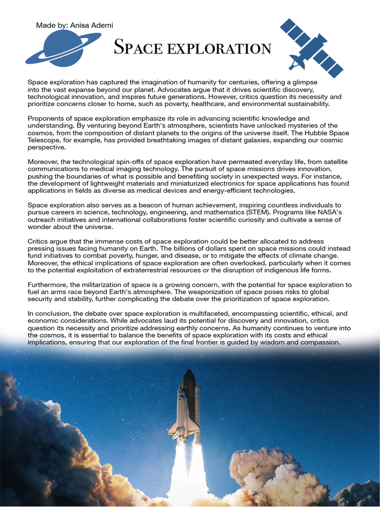 Space Exploration | PDF | Space Exploration | Exploration