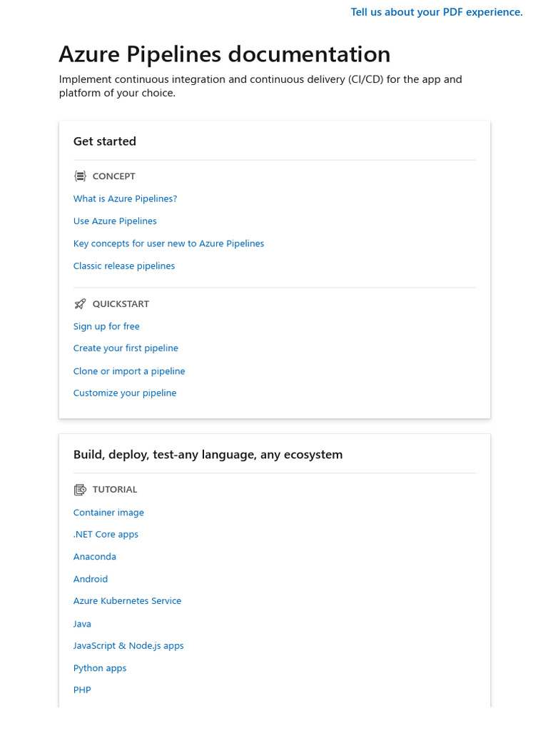Azure Devops Pipelines Azure Devops | Download Free PDF | Version ...