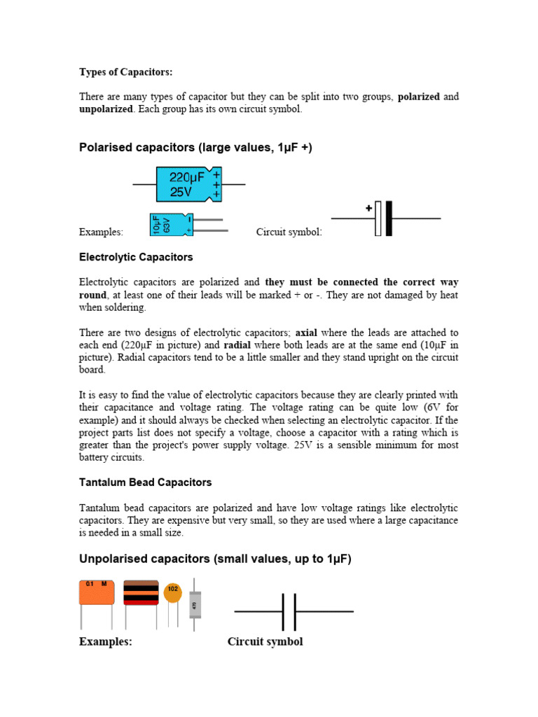 New Types of Capacitors | PDF | Capacitor | Electrical Engineering