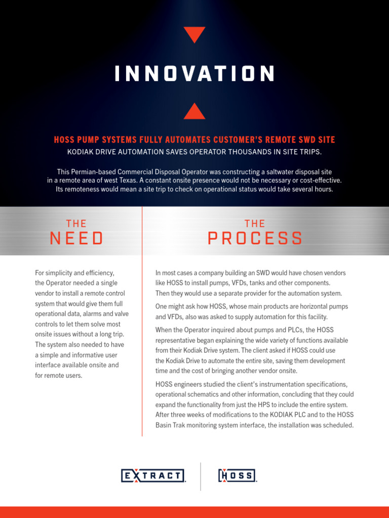 EXT-220805 HOSS - Innovation - CaseStudy - Update1 | PDF | Programmable ...