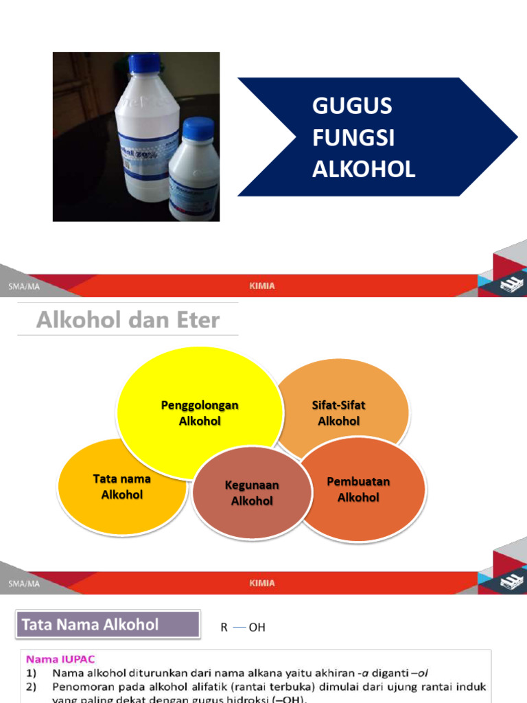 Gugus Fungsi Alkohol | PDF