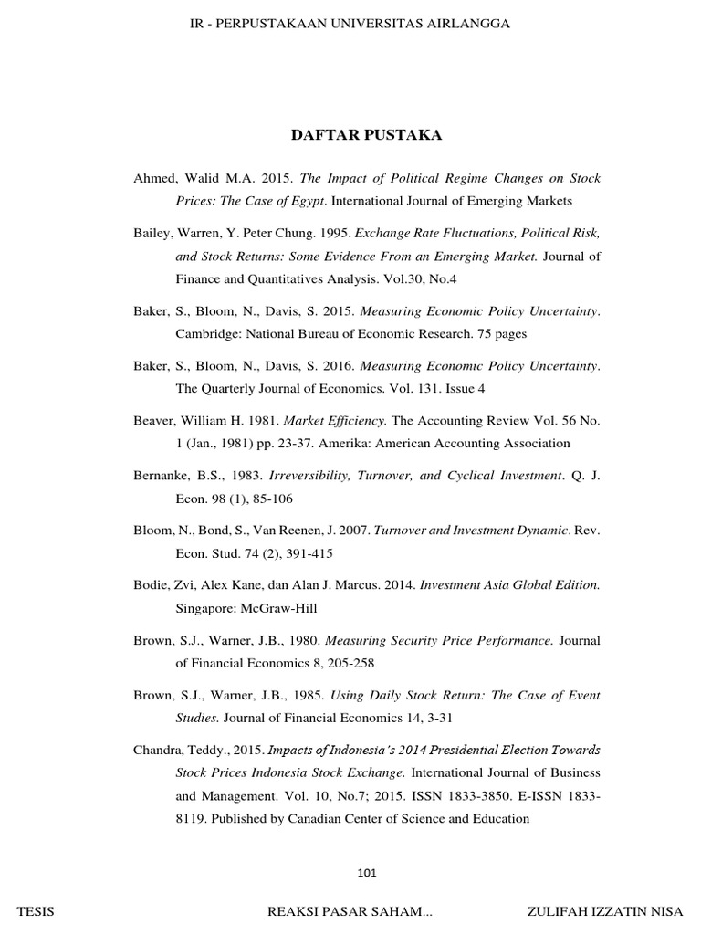 Daftar Pustaka | PDF | Business | Private Sector