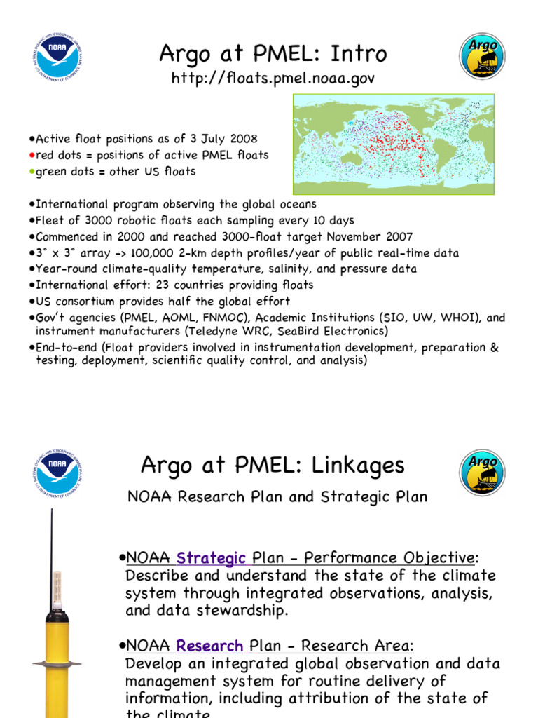 Argo | PDF | Oceans | Natural Sciences