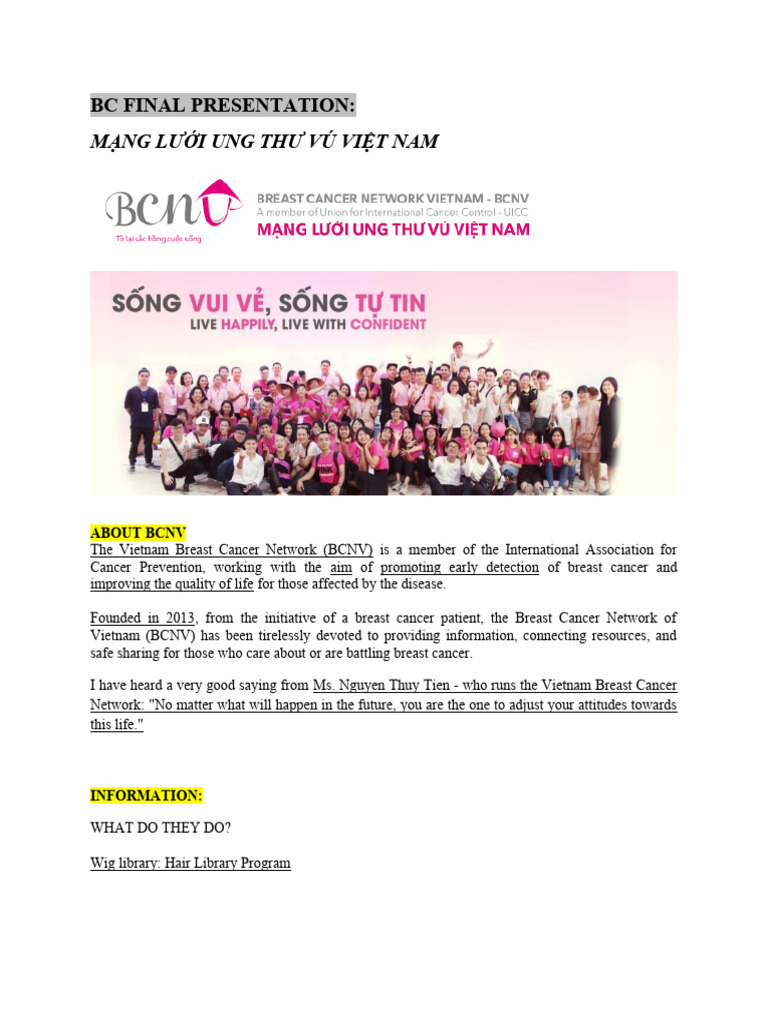 Script BC | PDF | Breast Cancer | Cancer