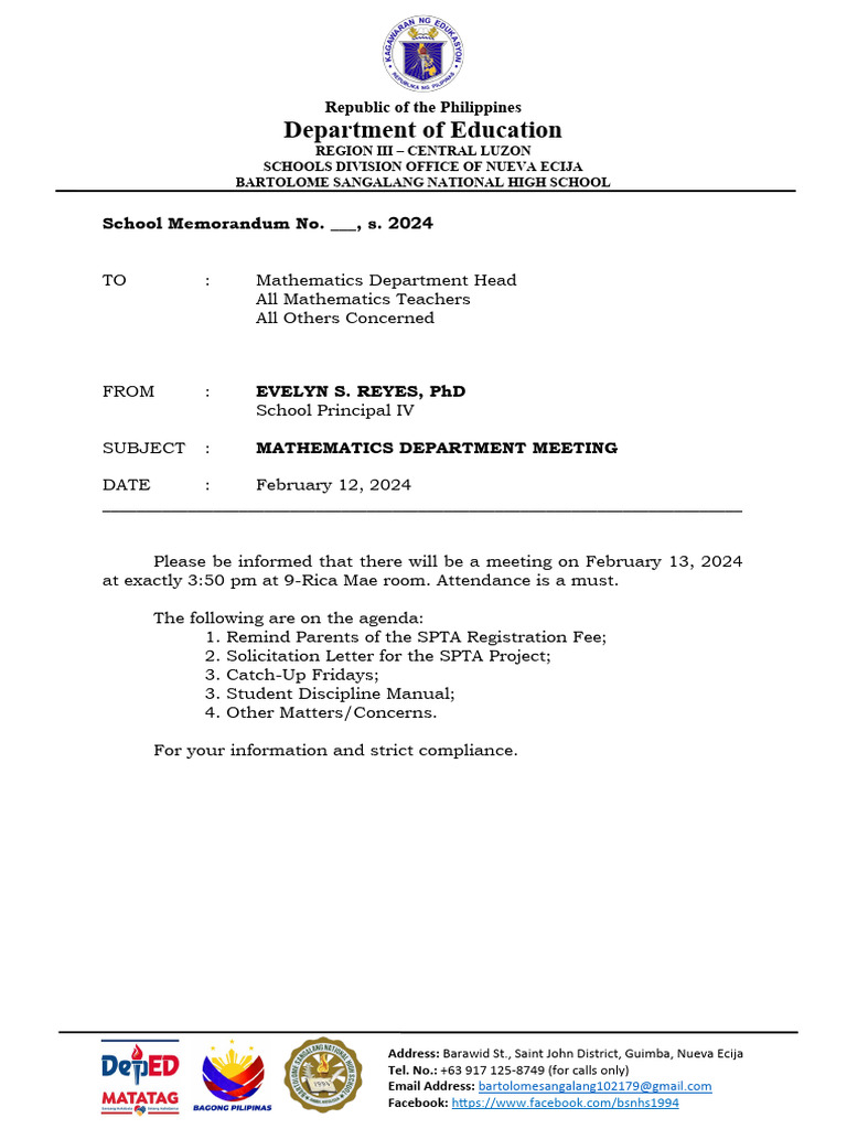 Memo 2 Feb 13 2024 | PDF