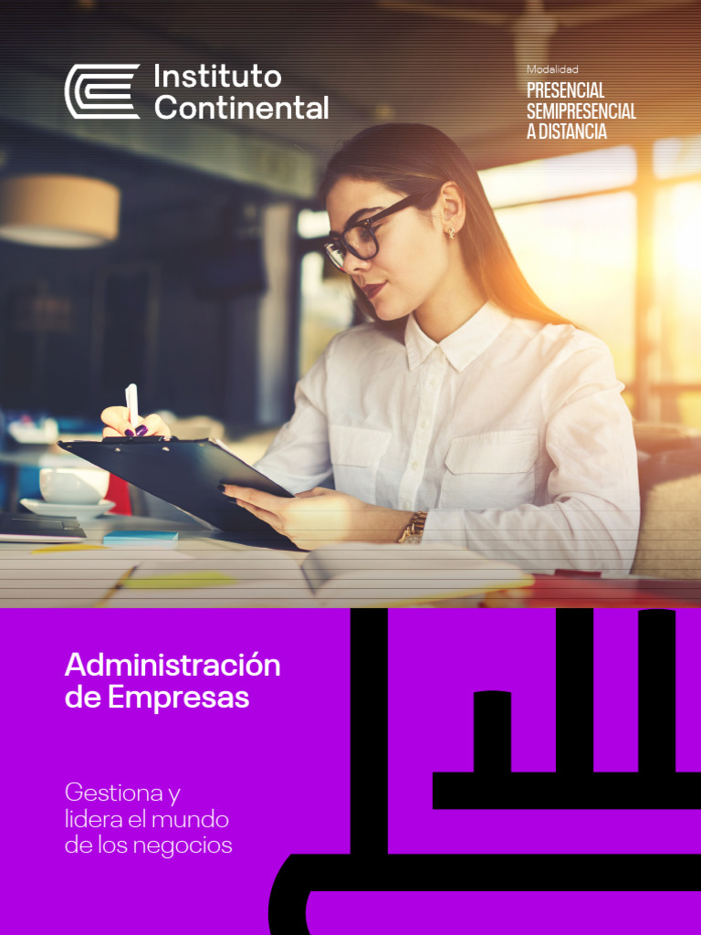 Brochure Administracion Empresas IC | PDF | Iniciativa empresarial | Business