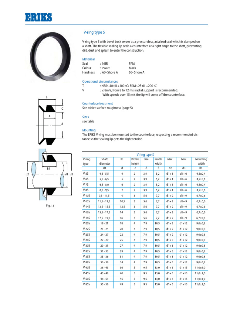 v-ring type-s | PDF