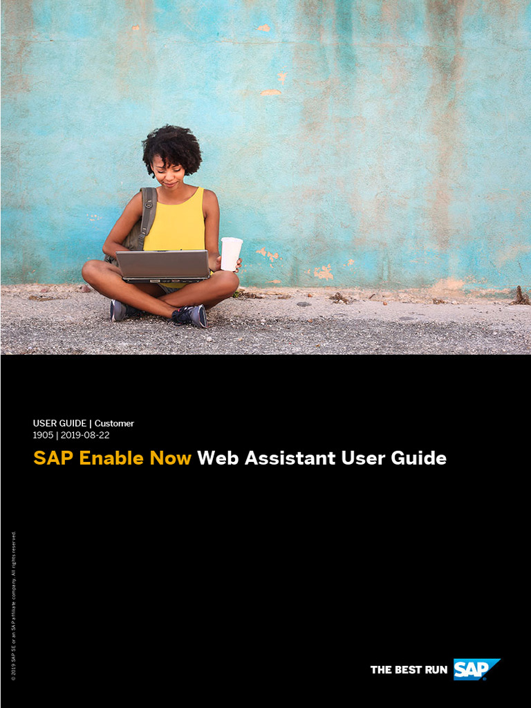 SAP Enable Now Web Assistant Guide | PDF | Icon (Computing) | Web ...